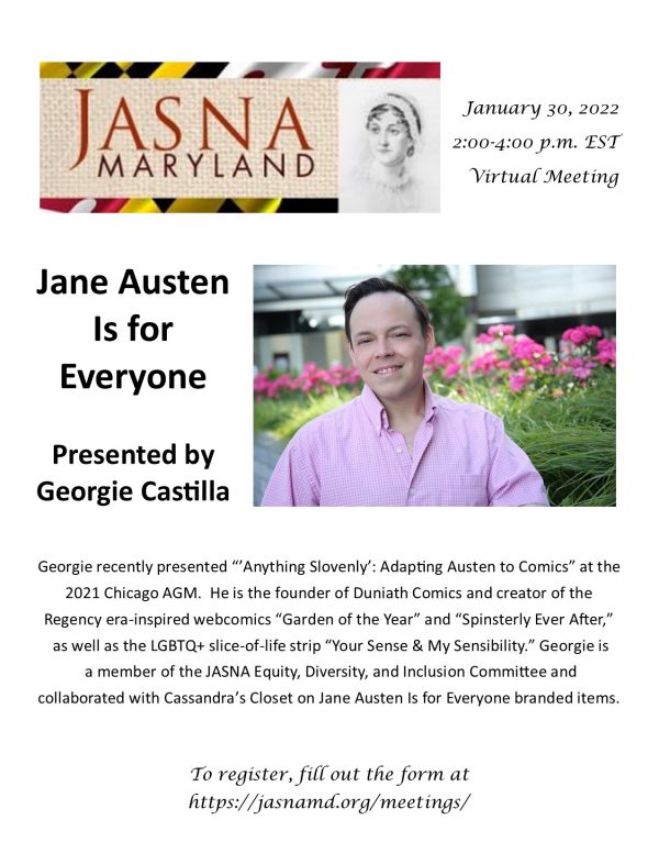 Jane Austen is for Everyone – JASNA MD