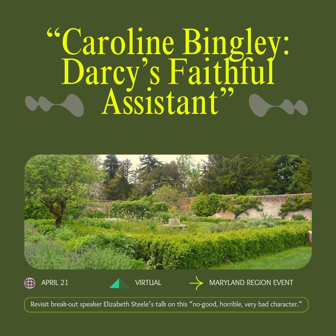 Elizabeth Steele’s “Caroline Bingley: Darcy’s Faithful Assistant ...